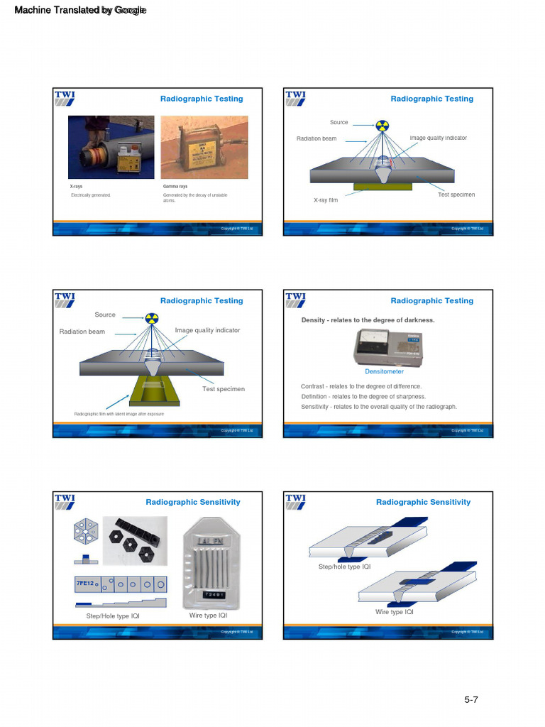 Radiographic Testing Radiographic Testing: Source | PDF | Radiography ...