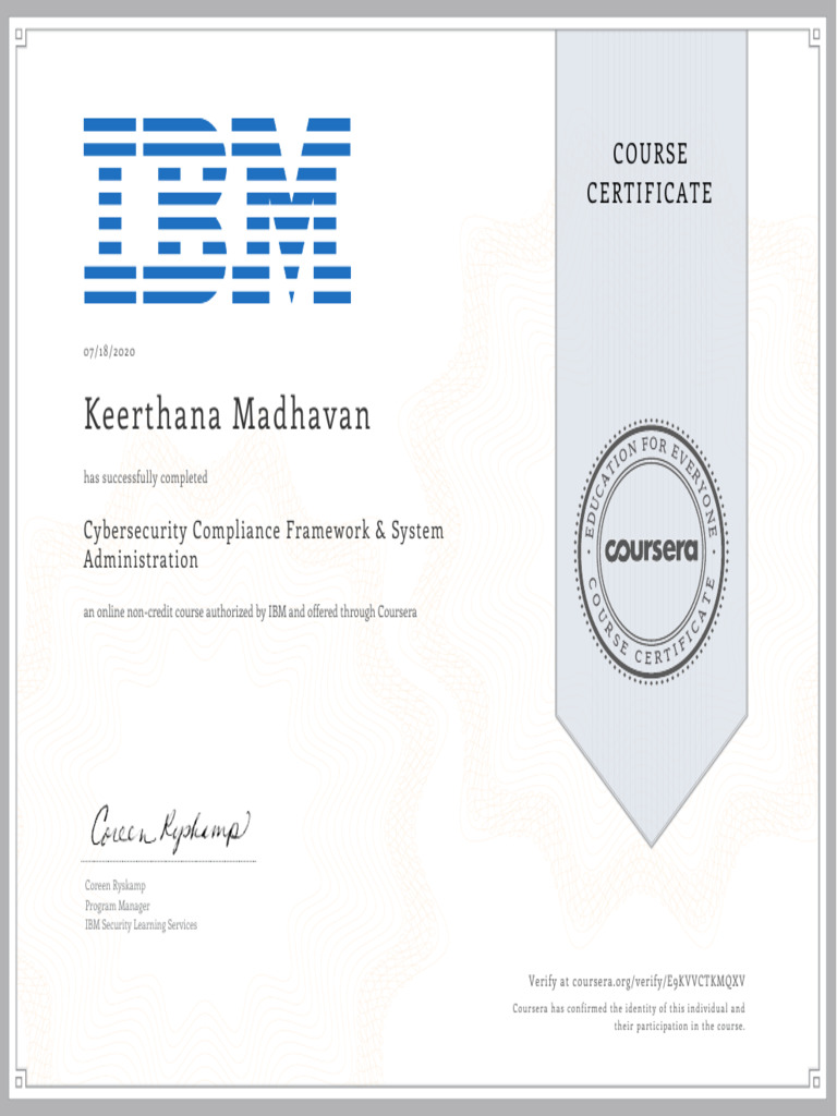 Cybersecurity Complaince Framework & System Administration | PDF ...