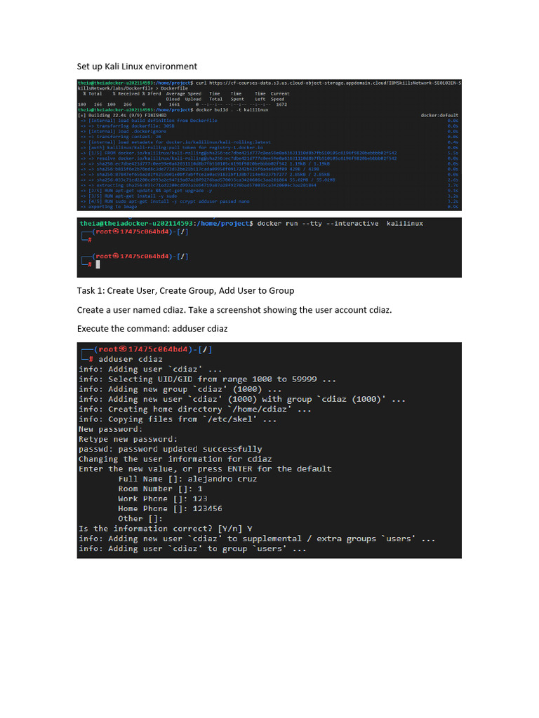 Set Up Kali Linux Environment | PDF | Computers