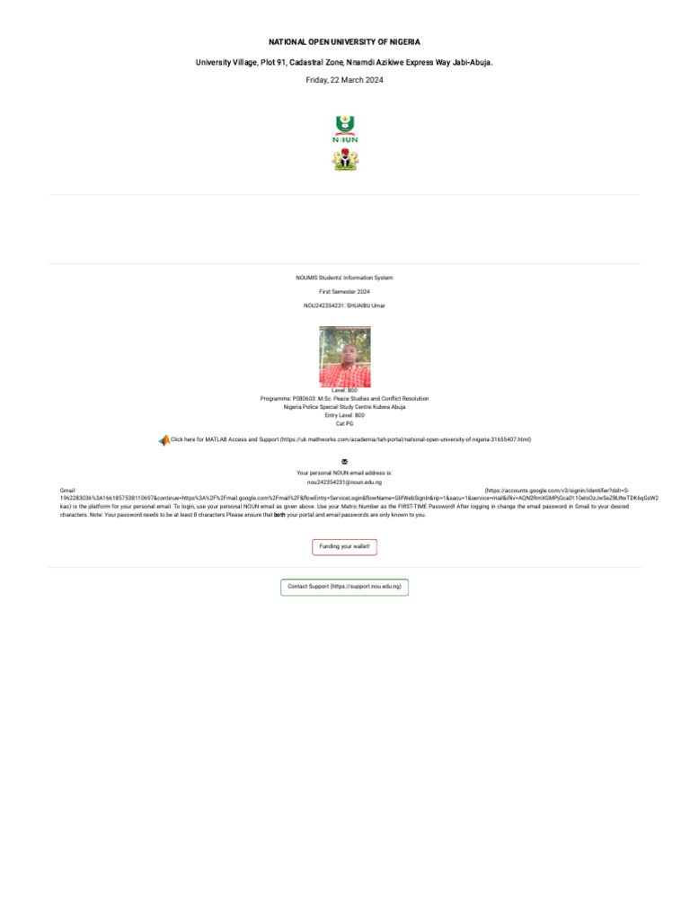 National Open University of Nigeria | PDF