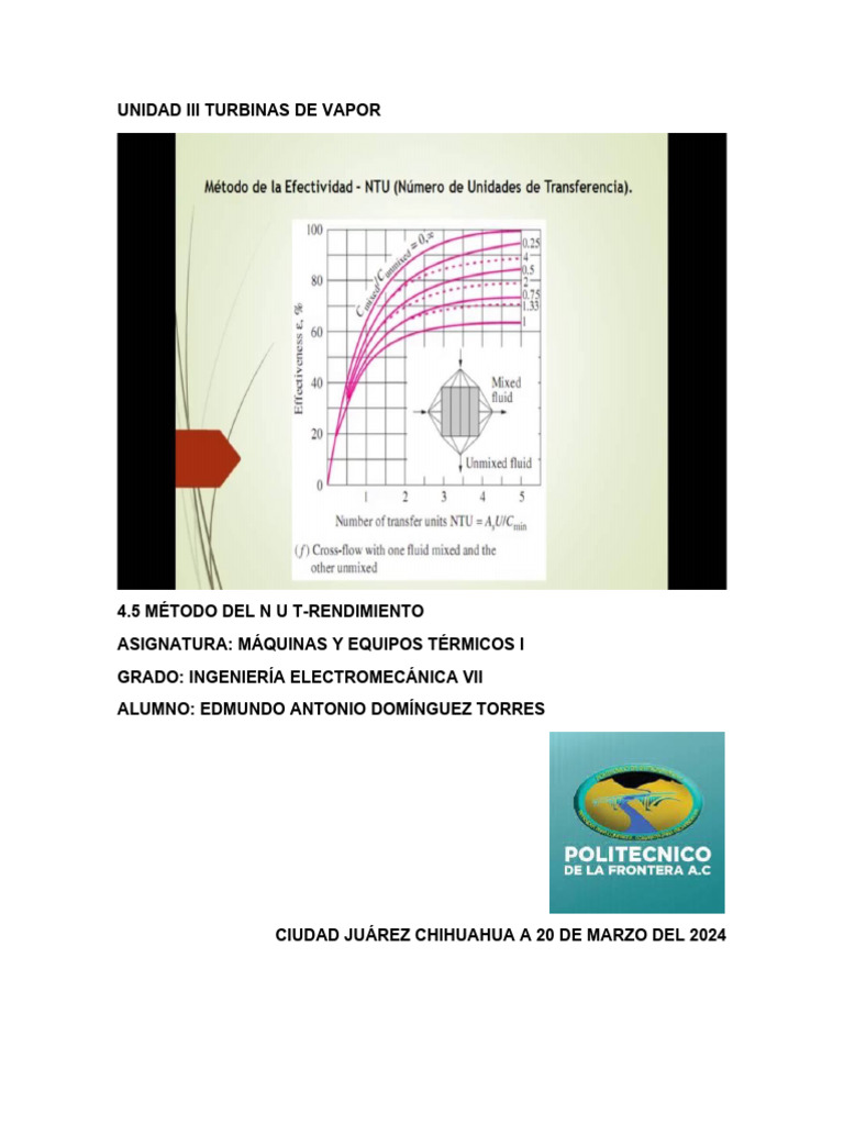 4.5 Método Del Nut-Rendimiento | PDF | Intercambiador de calor | Calor