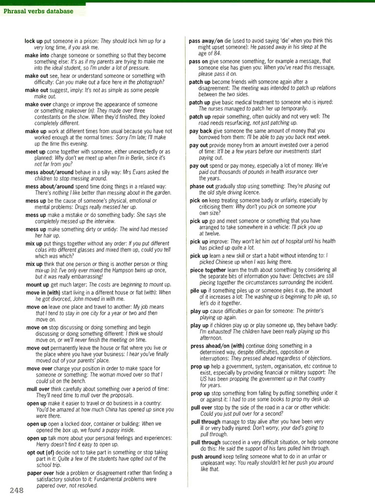 Phrasal Verb C1 | PDF