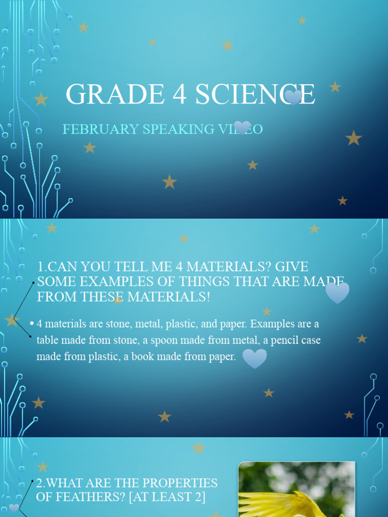 Grade 4 Science | PDF