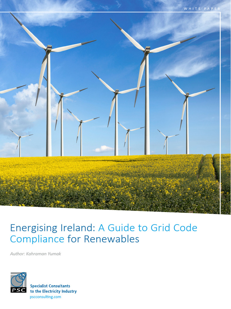 Ireland Grid Code Compliance Guide | PDF | Electrical Grid | Wind Power