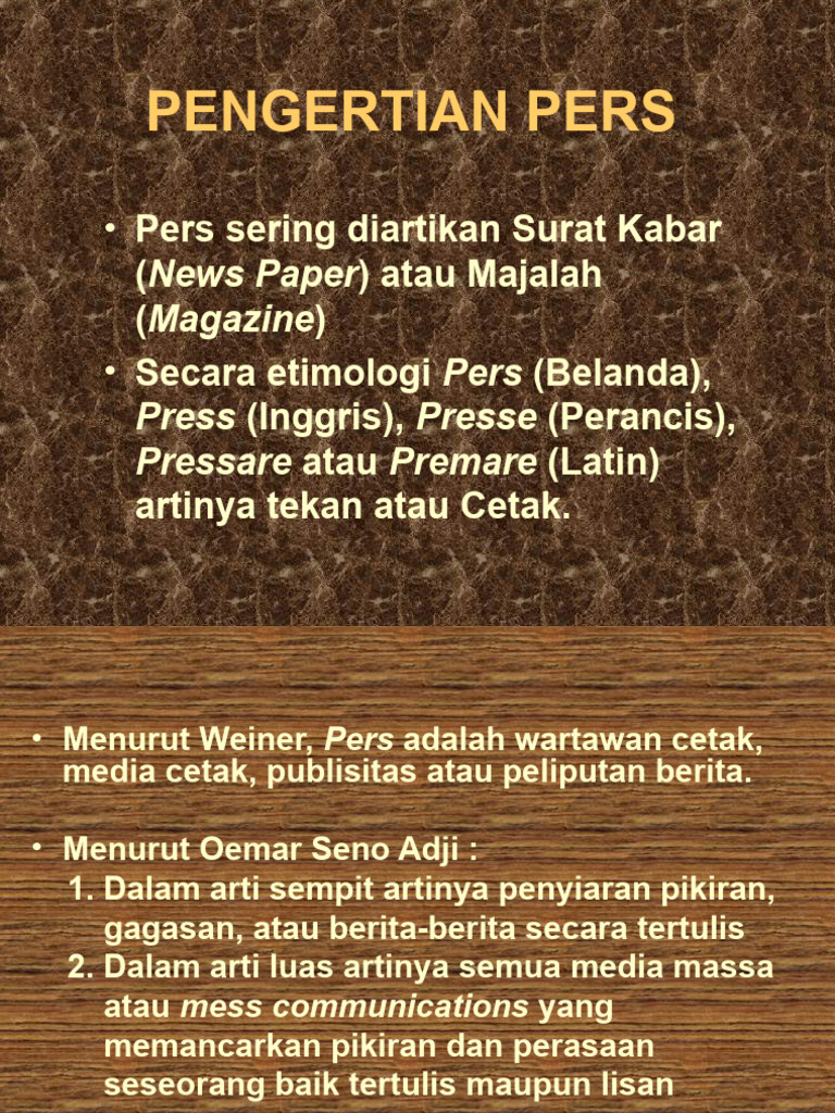 Pwerpoint Peranan Pers Di Indonesia-1 | PDF | Politik | Sejarah