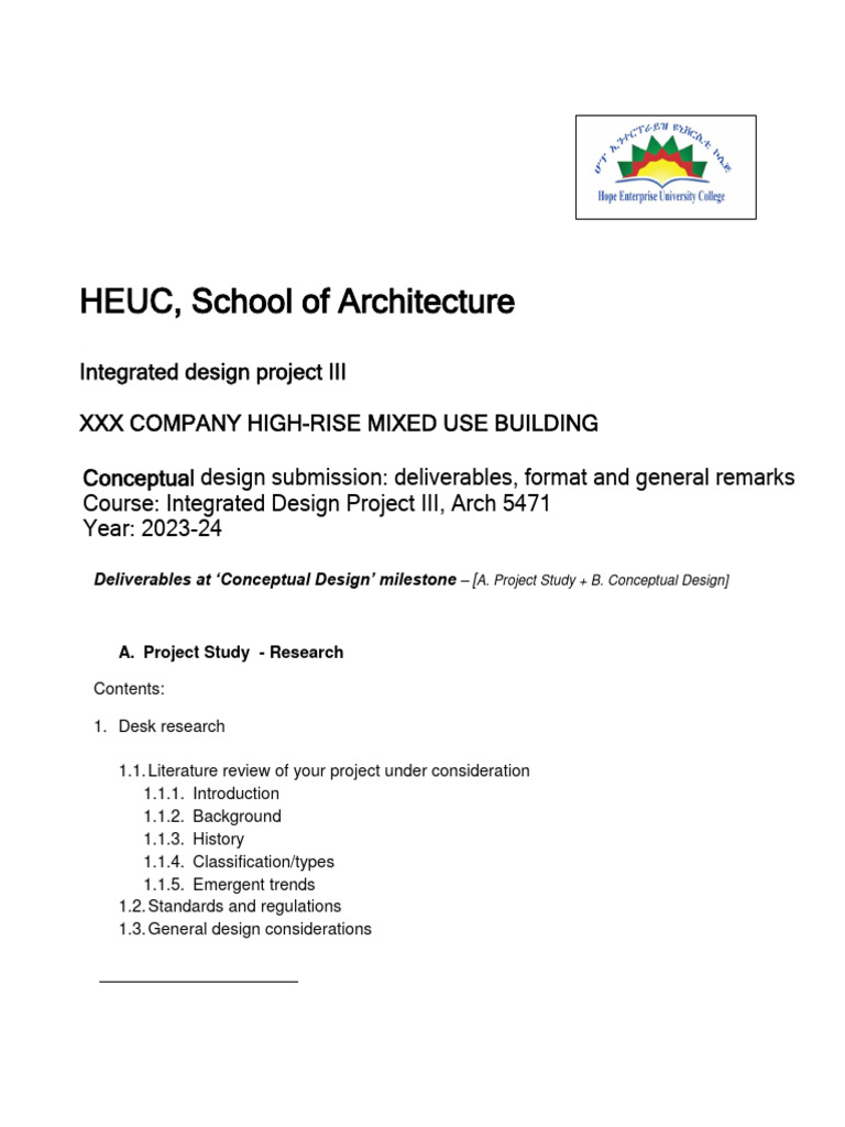 IDP III Arch5471 2016EC Research Concept Deliverables | PDF | Design