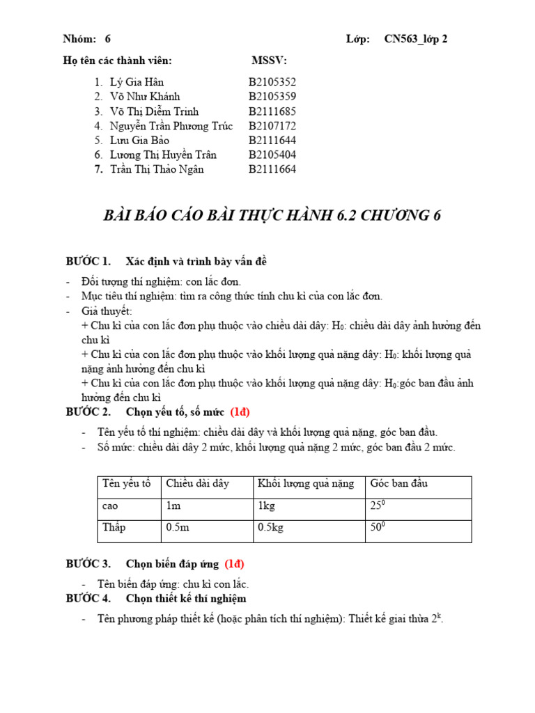 Bài TH C Hành 6.2-Nhóm 6-L P 2 | PDF