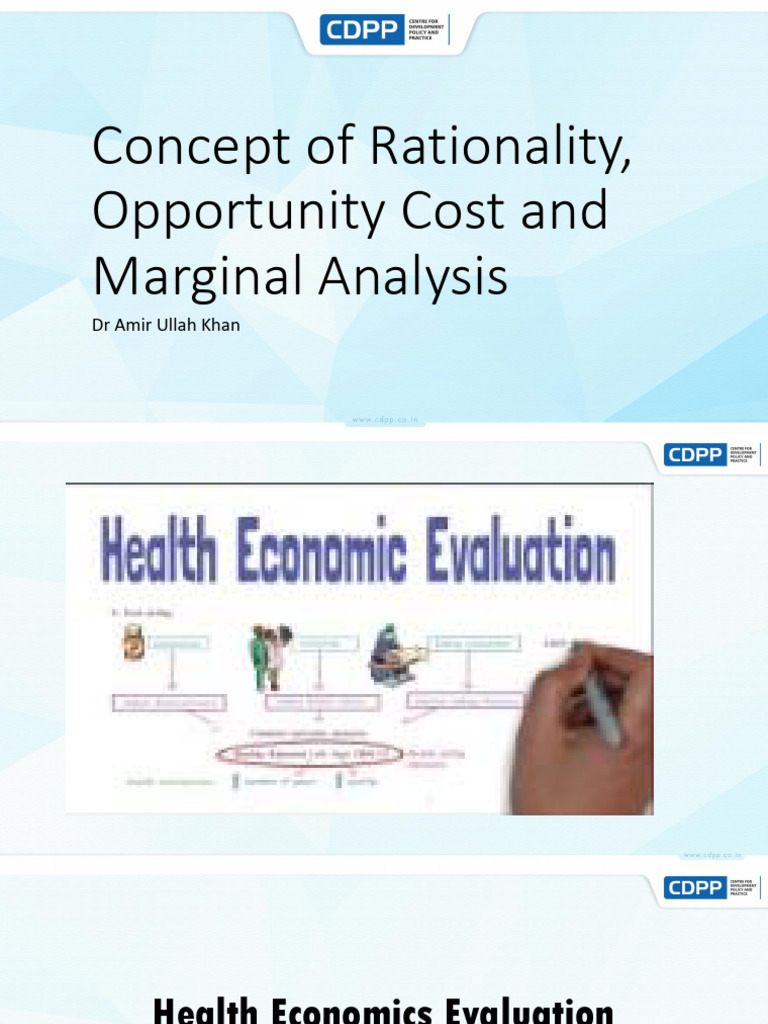 Rationality, Opportunity Cost and Marginal Analysis | PDF | Economics ...
