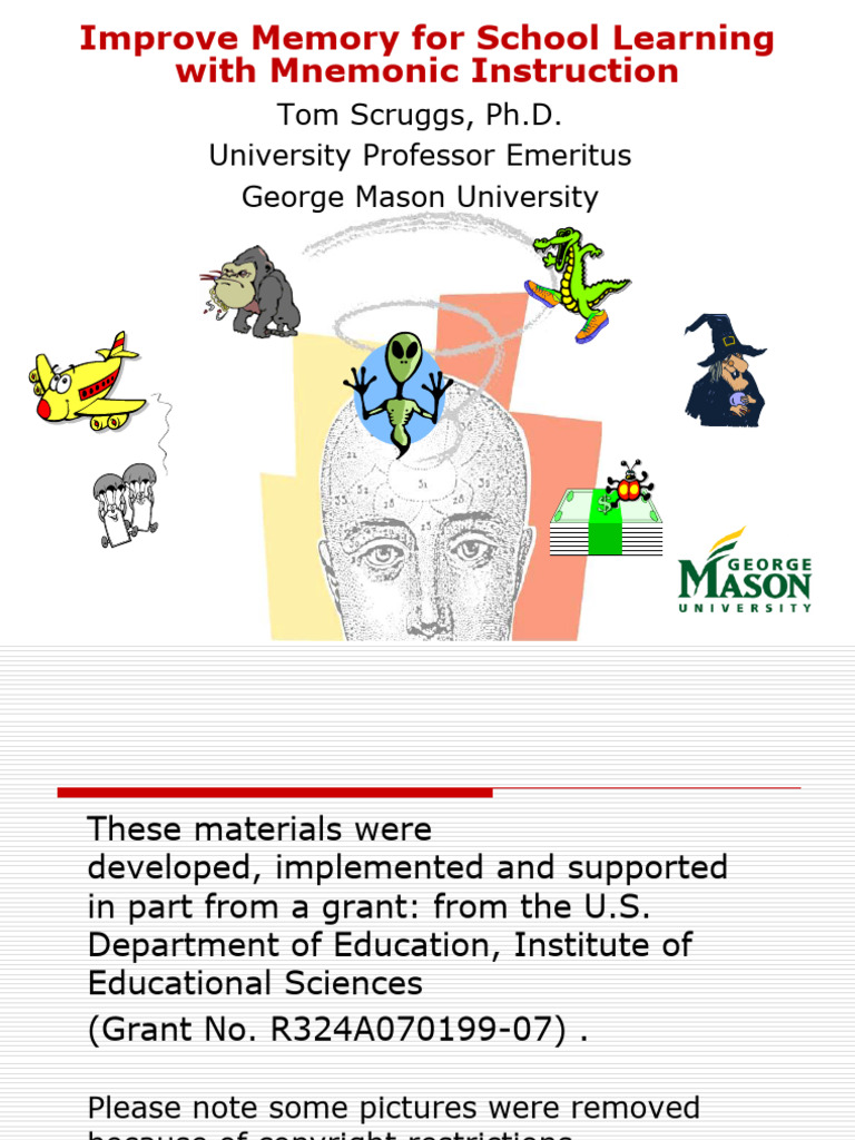 Improve Memory For School Learning With Mnemonic (PDFDrive) | PDF | Memory | Mnemonic