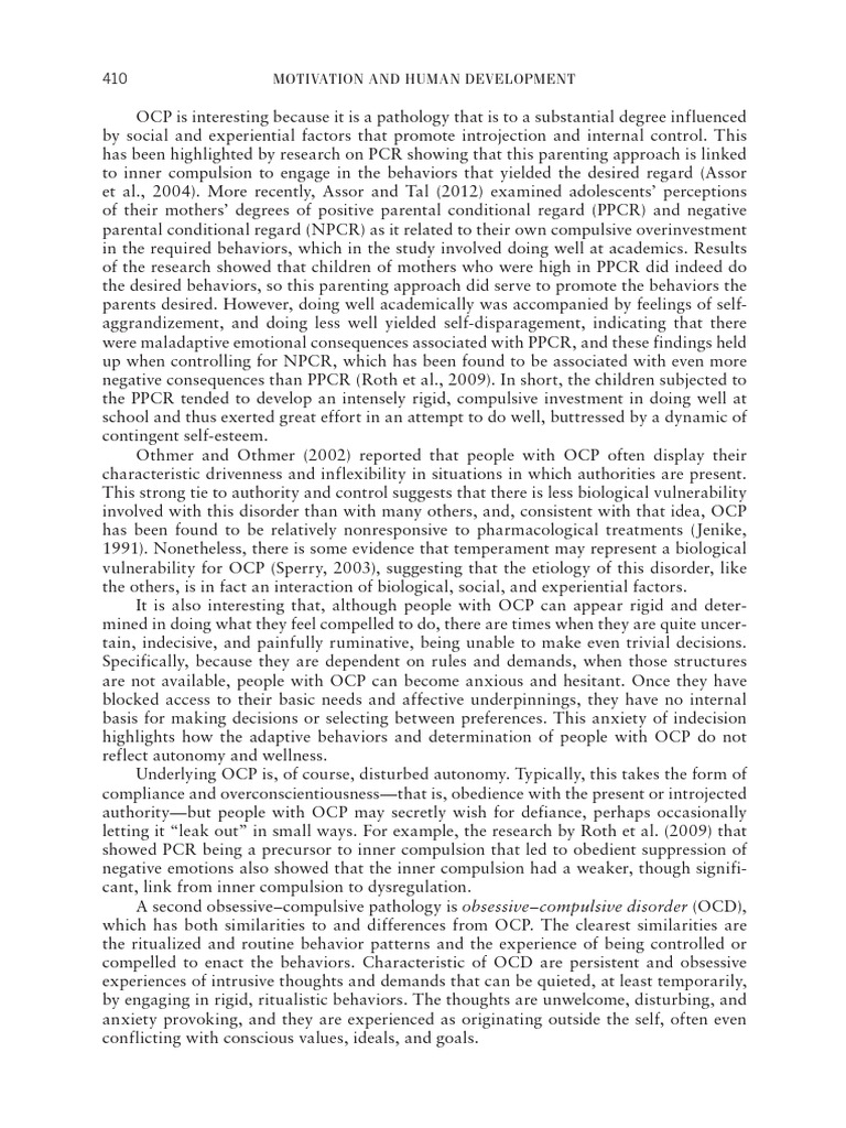 Basic Psychological Needs in Motivation | PDF | Psychotherapy ...