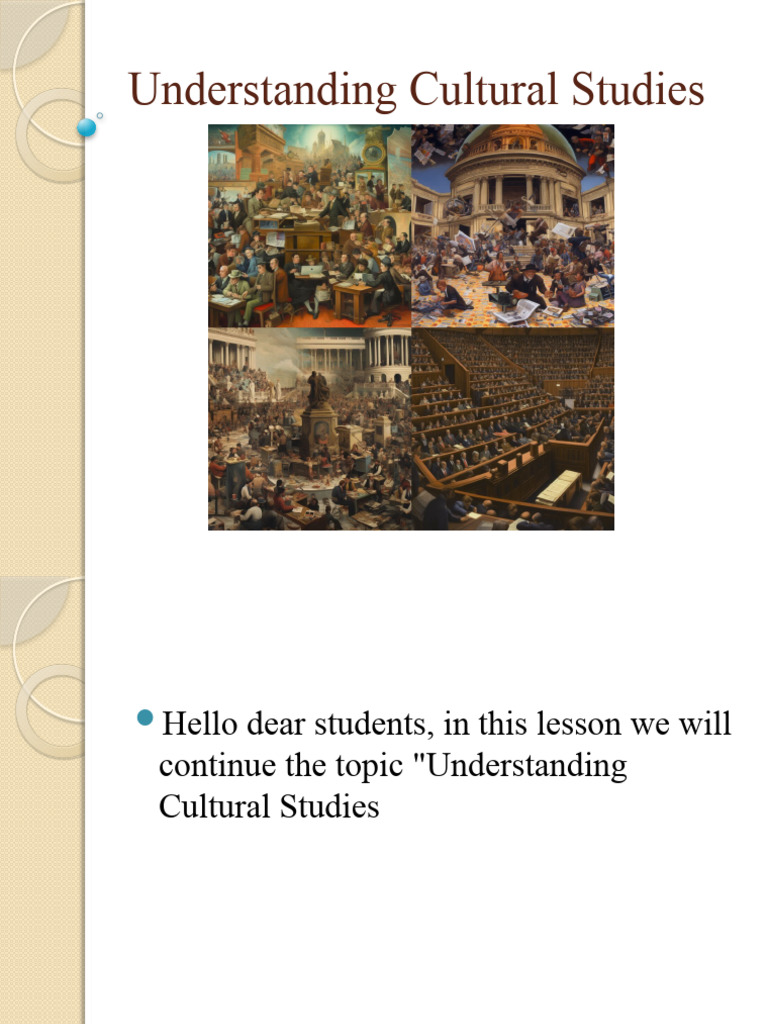 Exploring Cultural Studies Concepts | PDF | Power (Social And Political ...