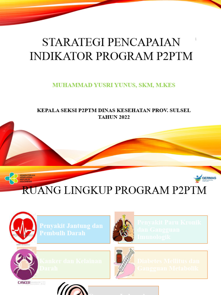 Strategi Pencapaian Indikator P2PTM | PDF