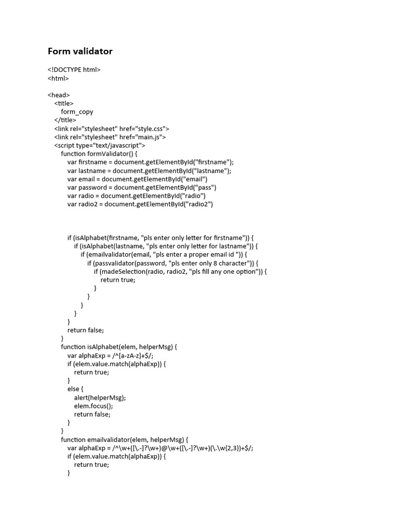 code | PDF | Web Development | Java Script