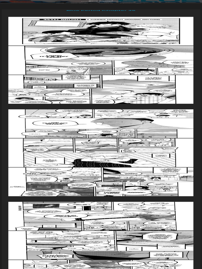 Blue Period Chapter 35 | PDF