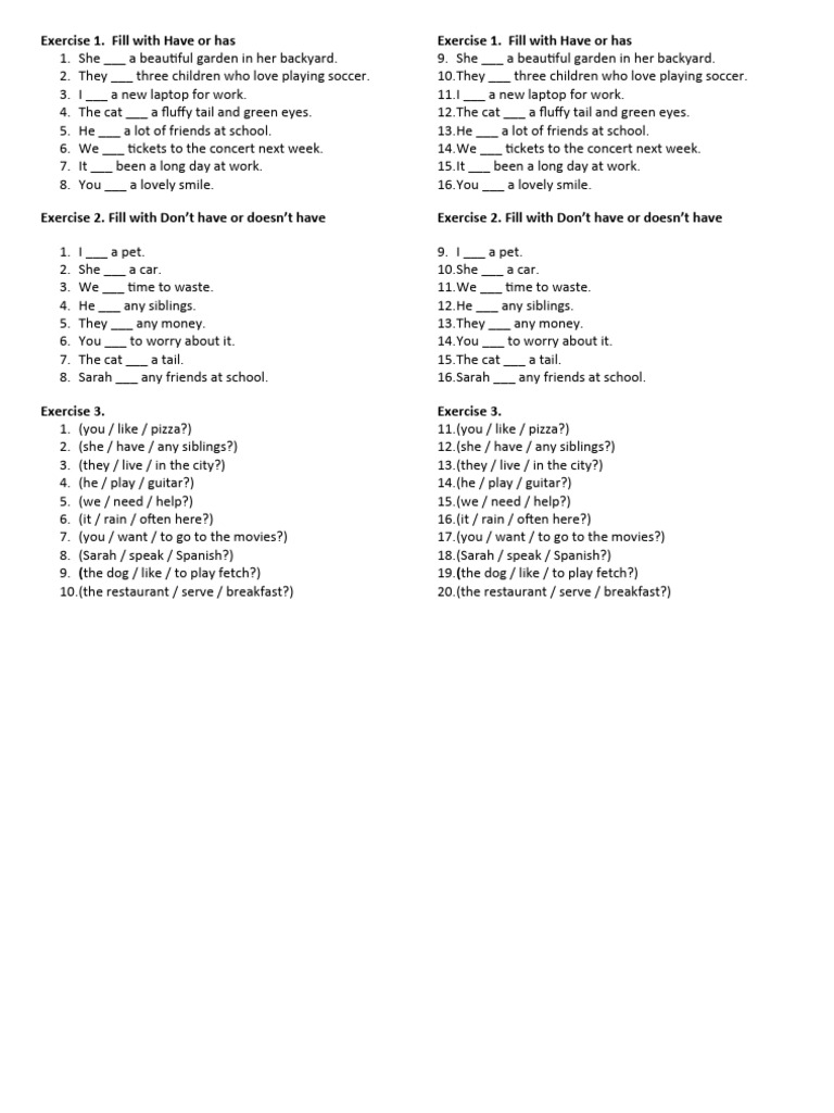 Beginner English Grammar Exercises | PDF | Concert | Music