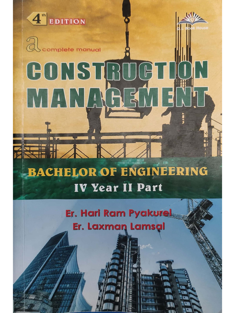 Construction MGMT - Manual | PDF