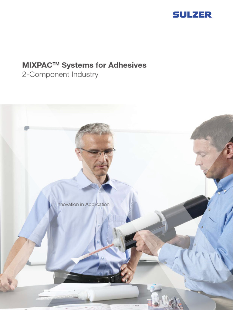 Sulzer Mixpac Catalog Mixpac Systems For Adhesives | PDF