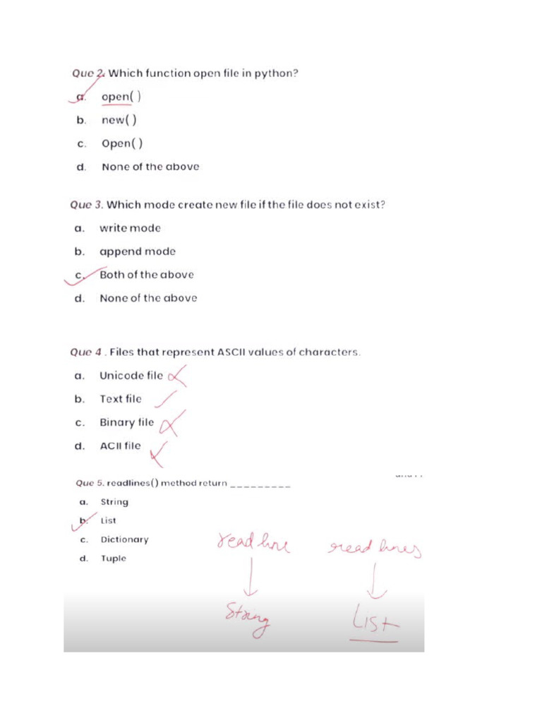 2024 Sample MCQs | PDF