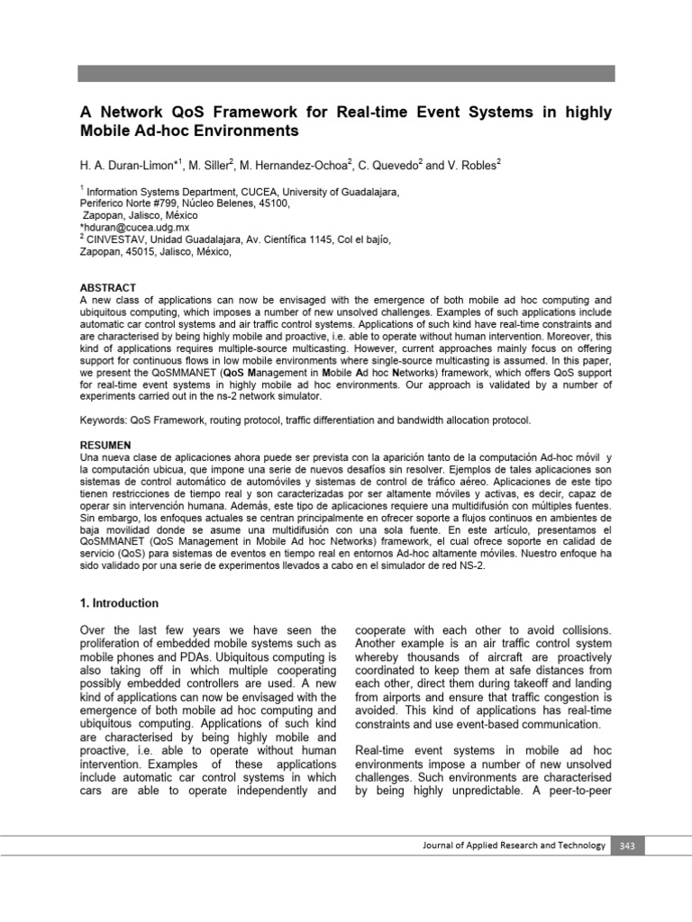 A Network QoS Framework For Real-Time Event System | PDF | Redes de ... A Network QoS Framework For Real-Time Event System | PDF | Redes de ...