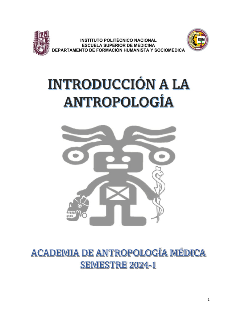 Texto Completo––Introducción a la Antropología AAM–2022 Rev Julio 2023 | PDF | Antropología ...