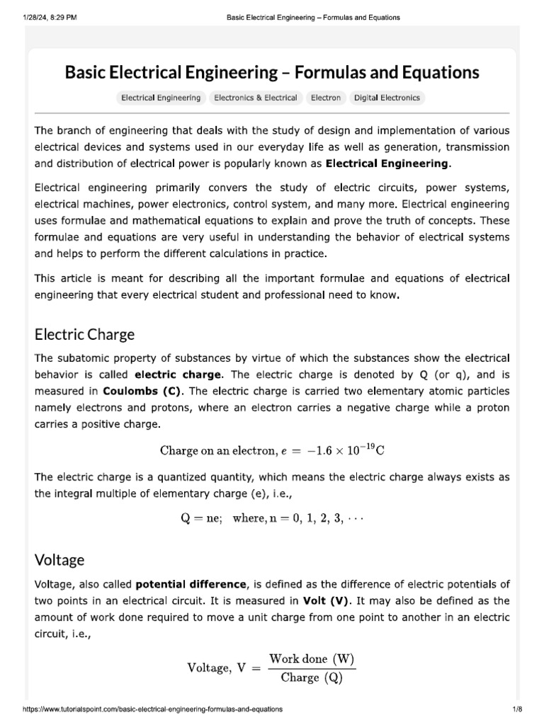 Basic Electrical Engineering | PDF Basic Electrical Engineering | PDF