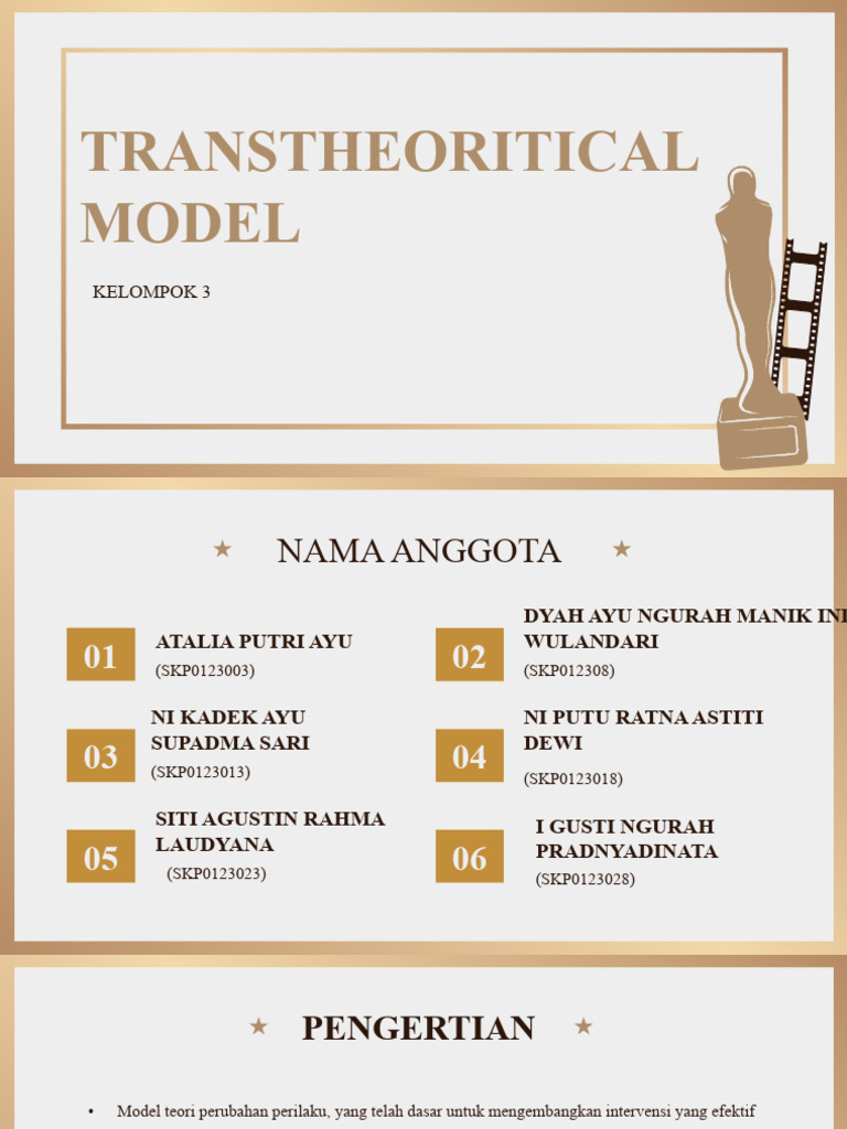 Model Tahapan Perubahan Perilaku | PDF | Pengembangan Diri | Sains ...