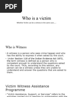 Witness Protection Act Overview | PDF | Criminal Procedure In South ...