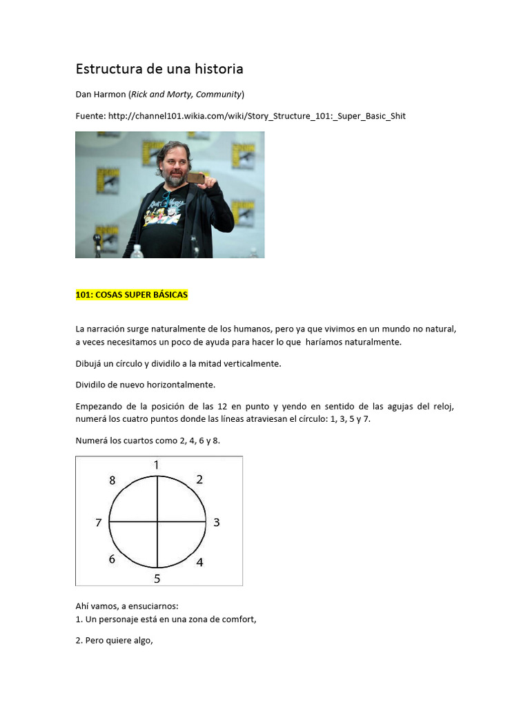 Dan Harmon - Story Structure - Traducción | PDF | Sociedad | Mente ...