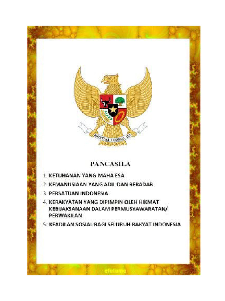 Teks Pancasila | PDF
