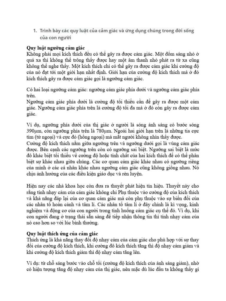 Tam Ly Hoc Bai Tap 4 | PDF