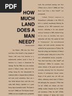 Free PDF: How Much Land Does a Man Need? | PDF | Leo Tolstoy | Greed