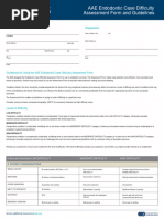 AAE Endodontic Case Assessment Guide | PDF