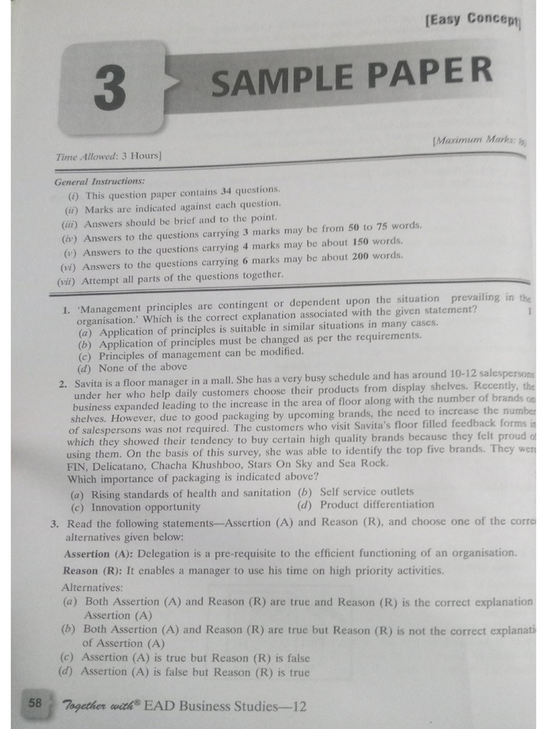 12 Commerce Bs 3 | PDF