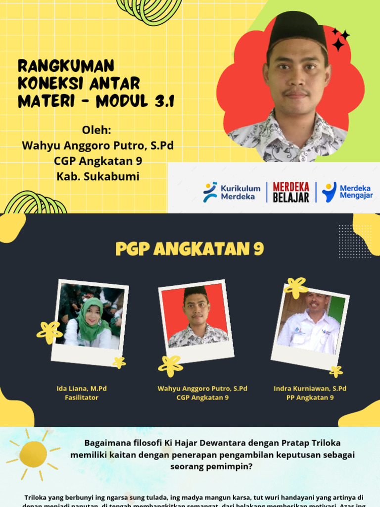 Rangkuman Koneksi Antar Materi - Modul 3.1 | PDF