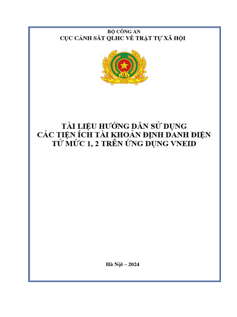 Instruction To Use VNeID - Vietnamese Document ID | PDF