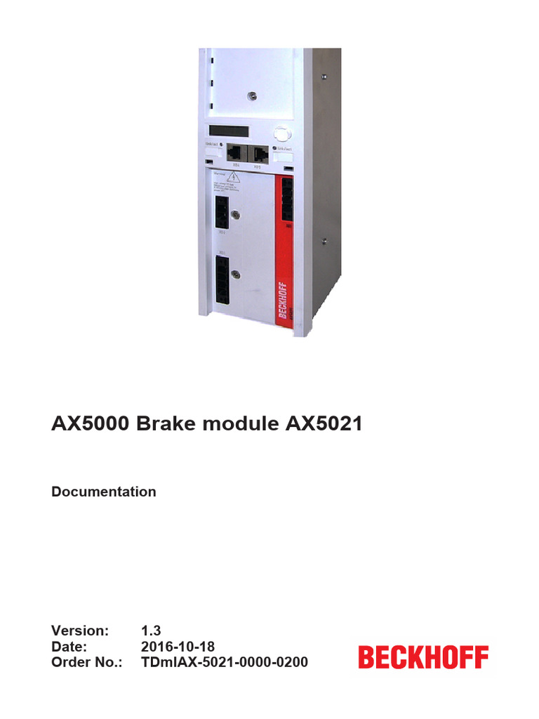 Ax5000 Brake Module Ax5021 en | PDF | Resistor | Mains Electricity