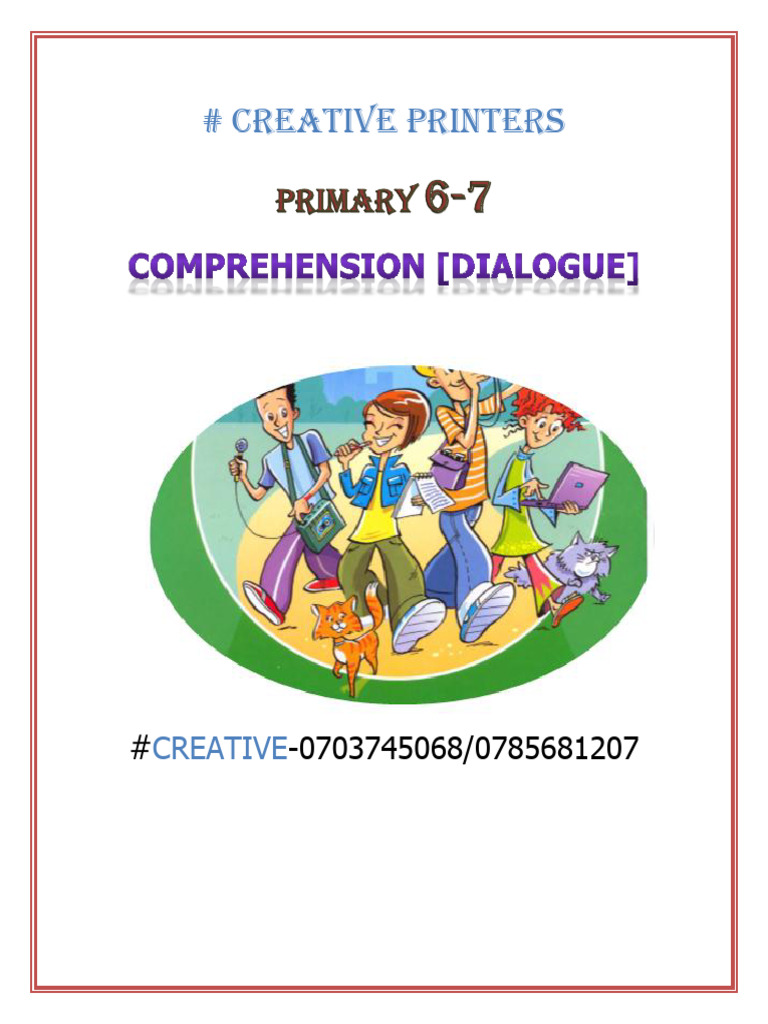 P6 & P7 Comprehension Dialogues | PDF | Bride | Sheep