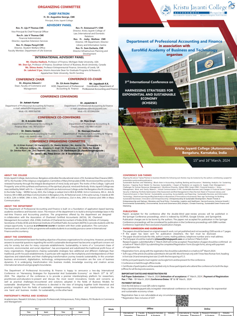 Ichsese Dpaf Brochure Final | PDF | Sustainability | Innovation