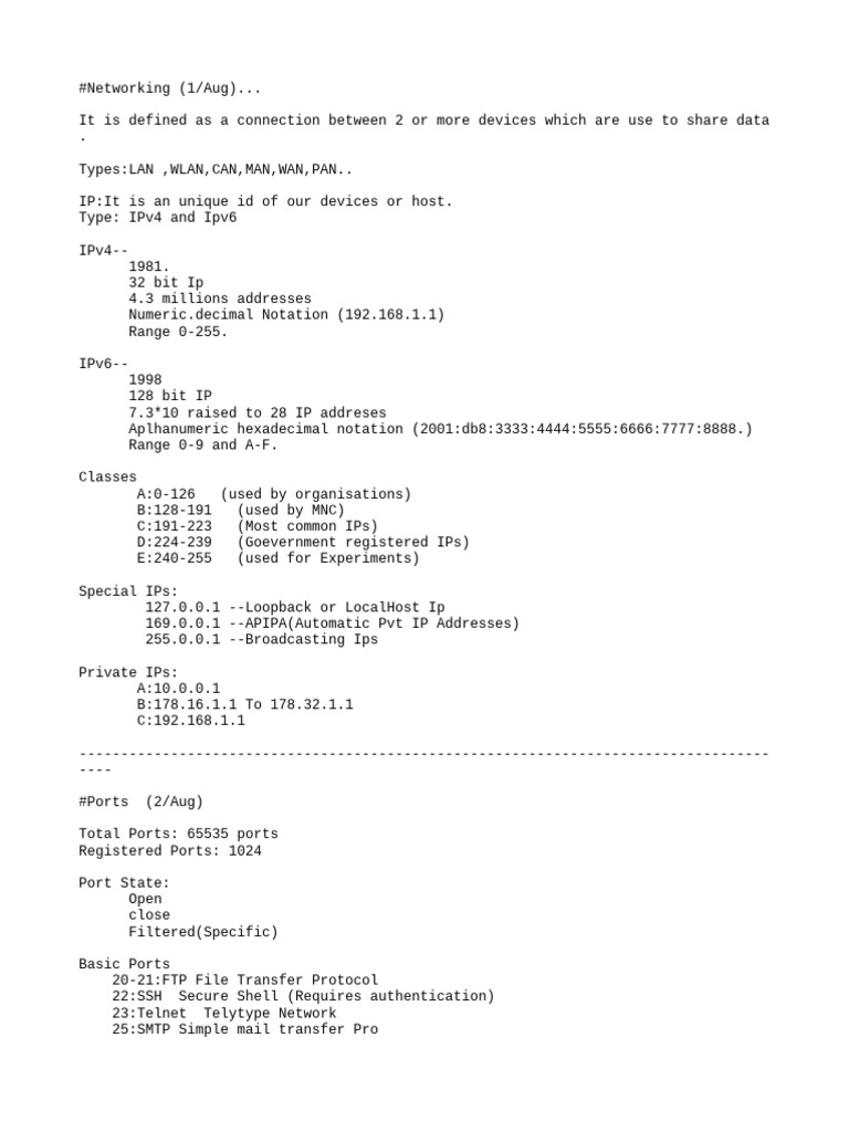 Ethical Hacking | PDF | Ip Address | Port (Computer Networking)