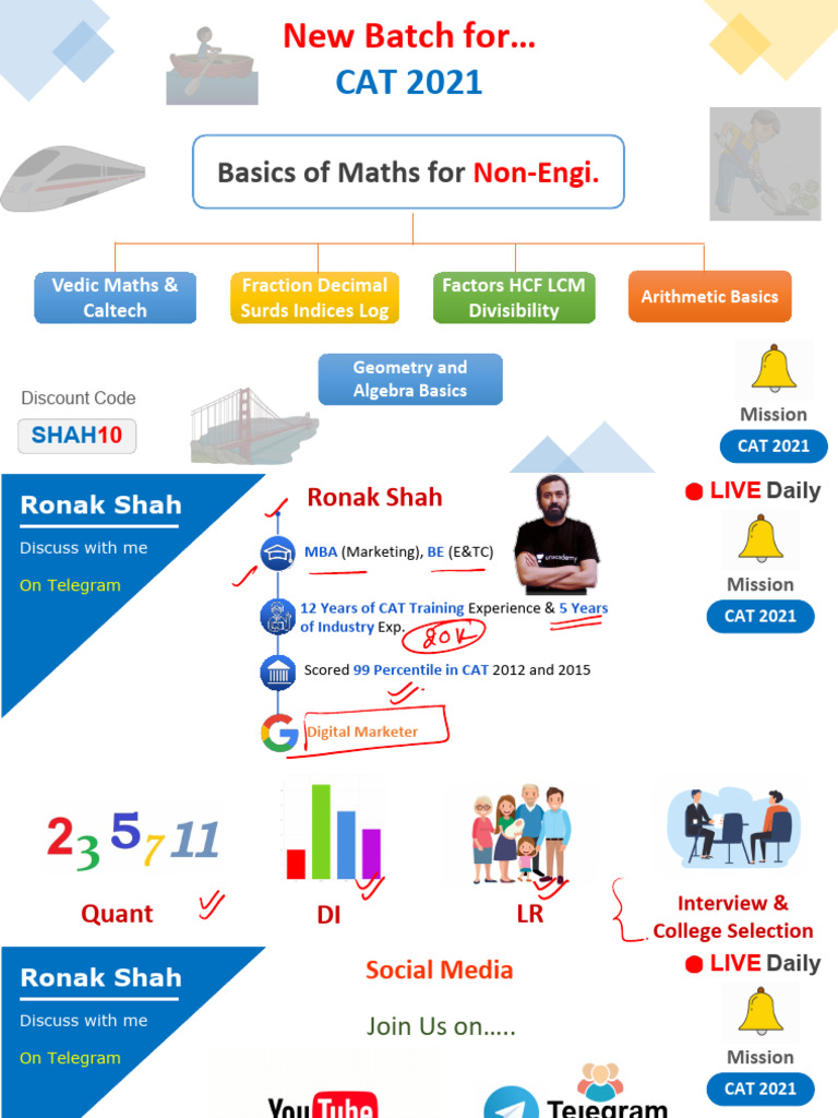 Session 1 - Vedic Maths and Caltech - Part 1 | PDF | Logarithm | Algebra