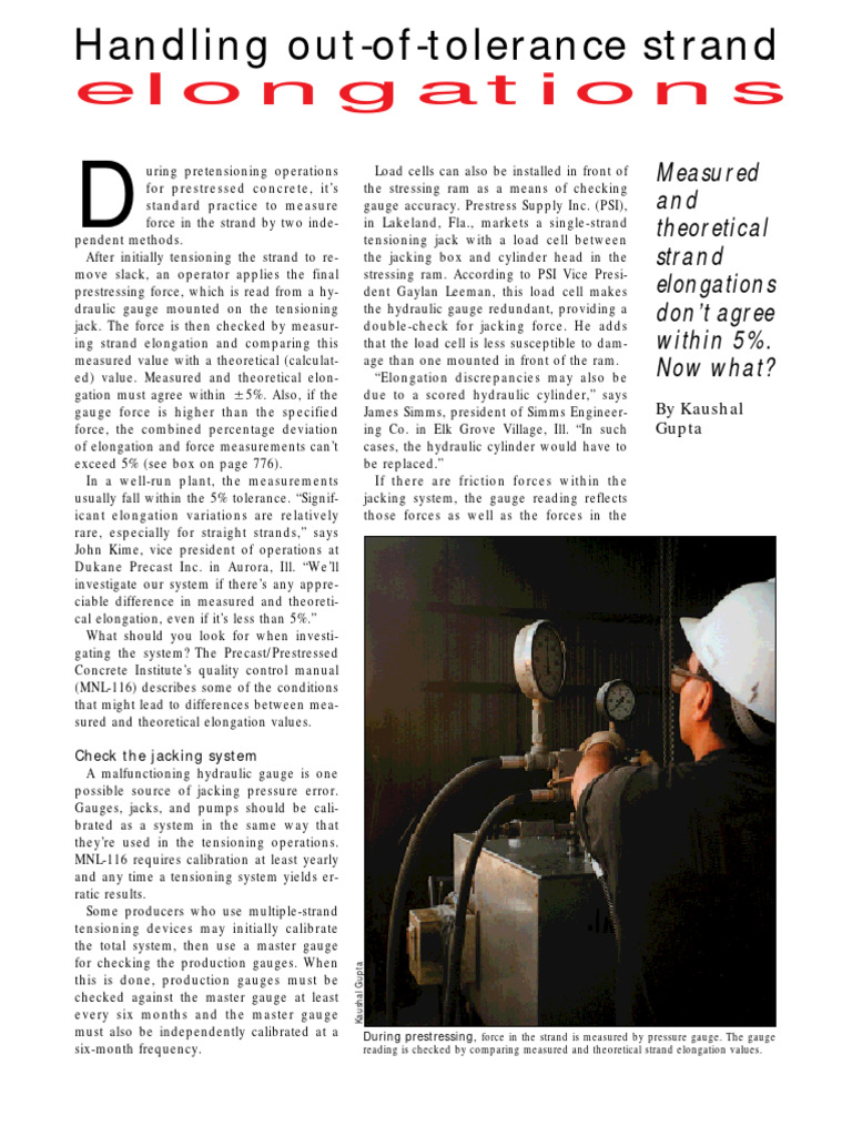 Concrete Construction Article PDF - Handling Out-Of-Tolerance Strand ...