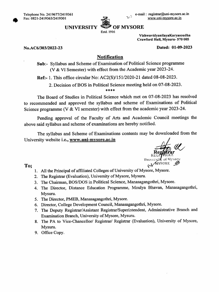 Political Science 3rdyear 2023 | PDF | Internship | Job Hunting