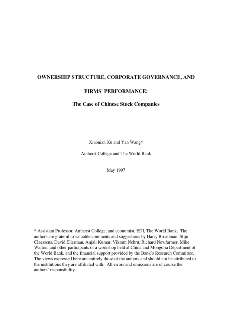 Structure Ownership | PDF | Stocks | Board Of Directors