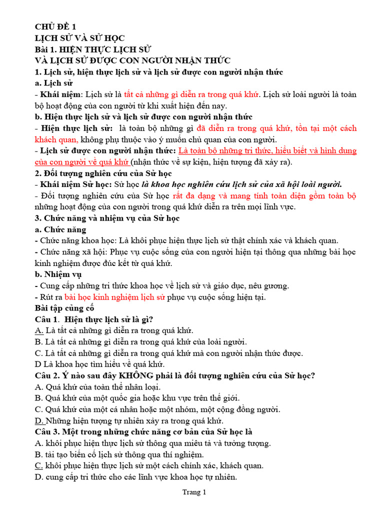 N I Dung Và BT TN 10 CD | PDF