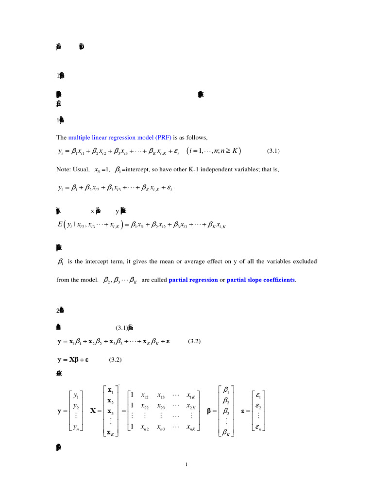 Ch4 Multiple Linear Regression - PDF (Ch4 Multiple Linear Regression ... Ch4 Multiple Linear Regression - PDF (Ch4 Multiple Linear Regression ...