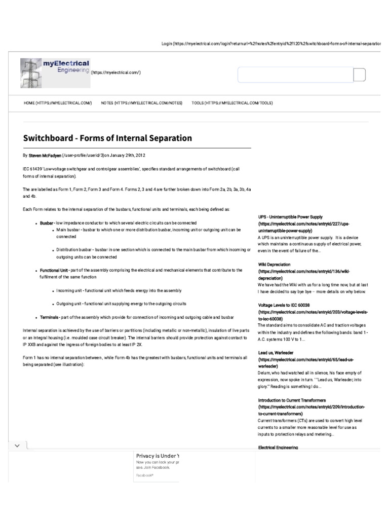 Switchboard - Forms of Internal Separation | PDF | Internet Privacy ...