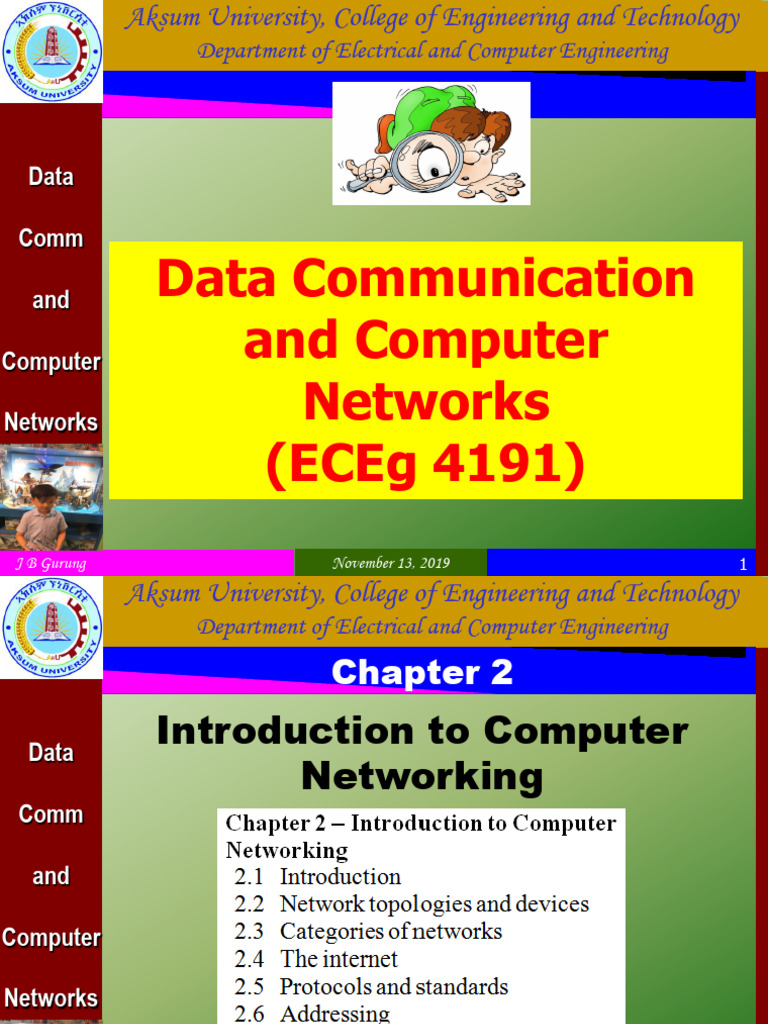 Chapter02 of Data Communication | PDF | Osi Model | Computer Network