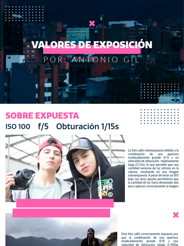 Exposici-N - Sub Exposici-N y Sobre Exposici-N | PDF