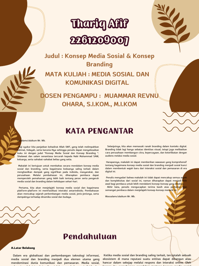 Media Sosial & Branding Digital | PDF