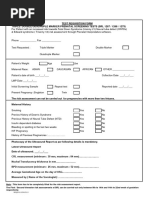 Double Marker Test Request Form | PDF
